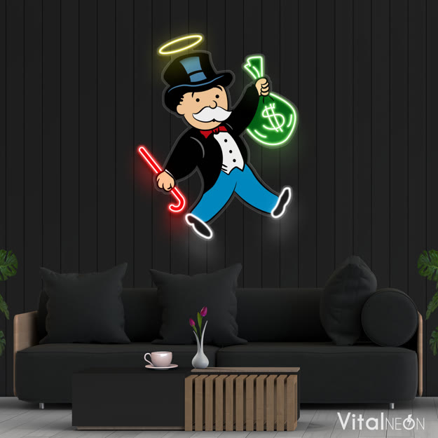 Monopoly Cash Neon Sign