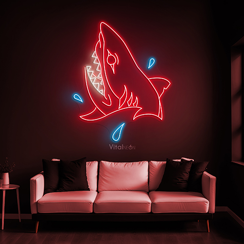 Shark Head Neon Sign Shark Head Neon Sign